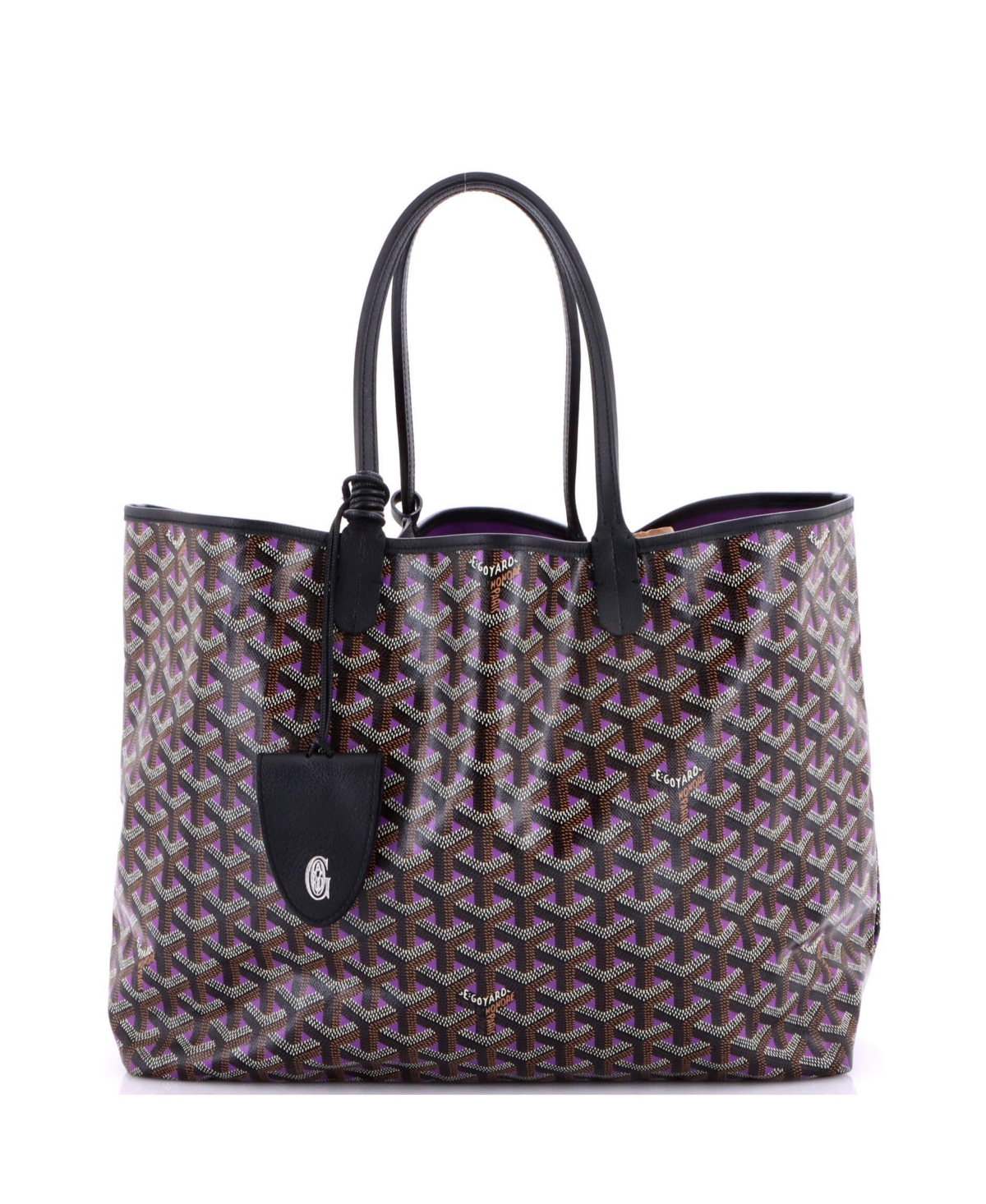 Click here for Pre-Owned Goyard Pm Saint Louis Tote Claire Voie C... prices