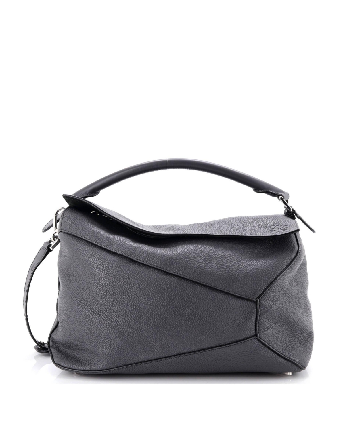Click here for Pre-Owned Loewe Large Puzzle Bag Leather - Grey prices