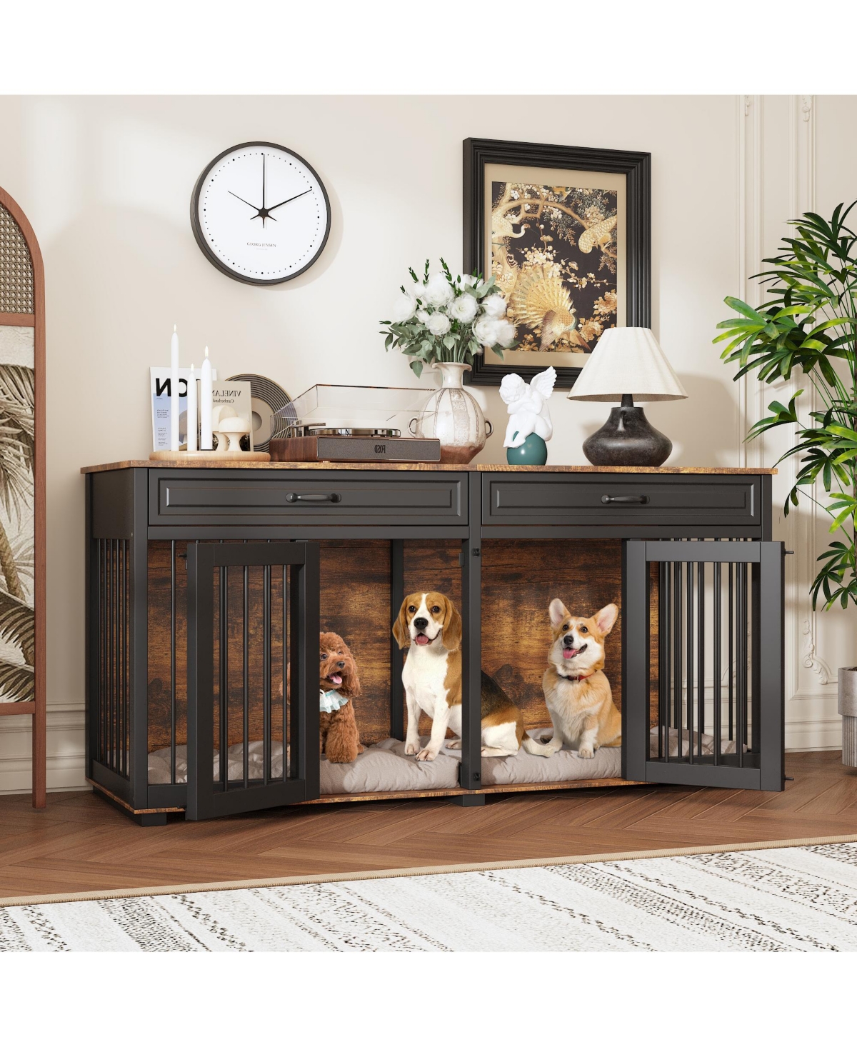 Click here for Homsee Indoor Dog Crate Furniture  Dog Cage Kennel... prices