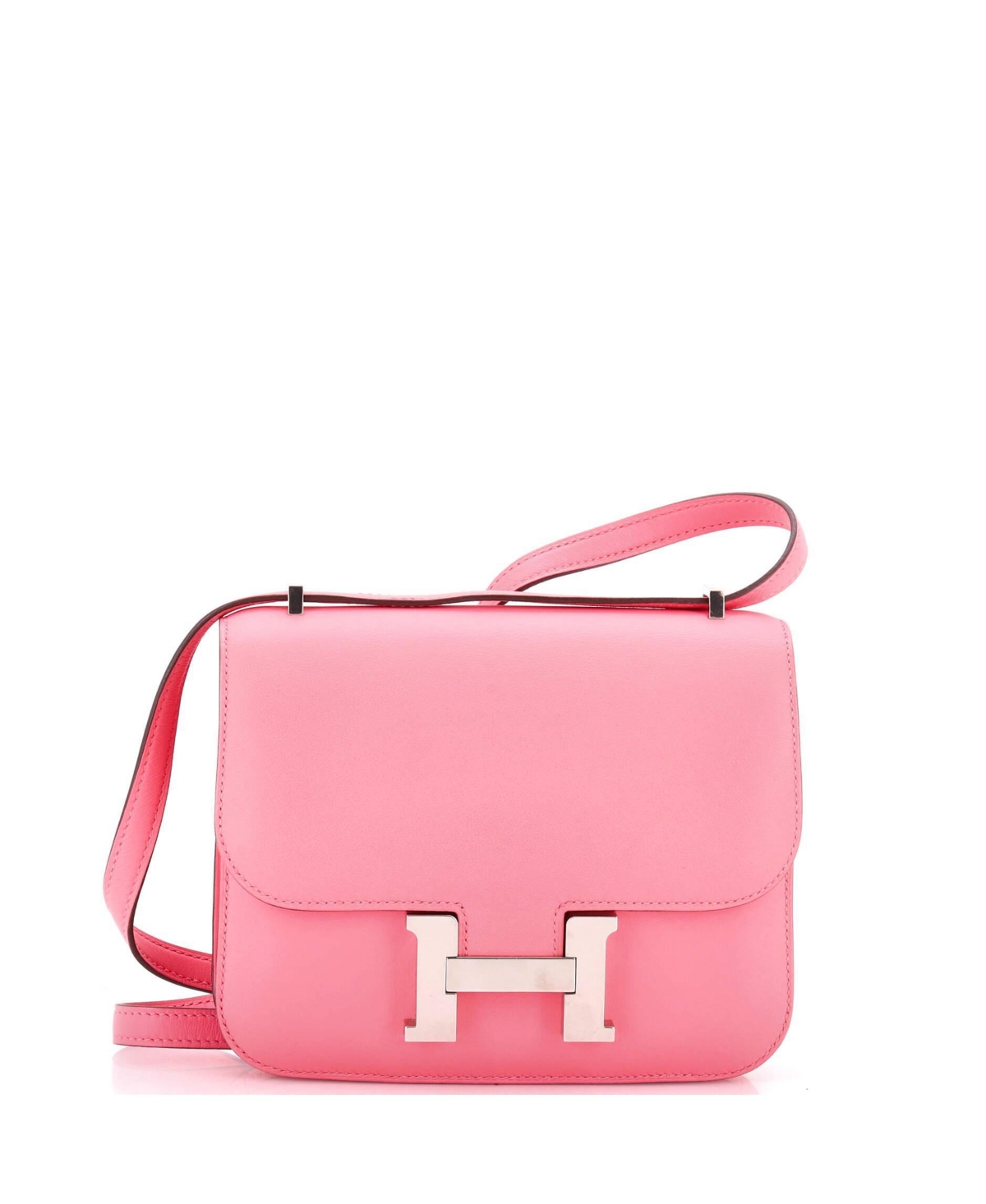 Click here for Pre-Owned HERMES 18 Constance Nm Bag Swift - Pink prices