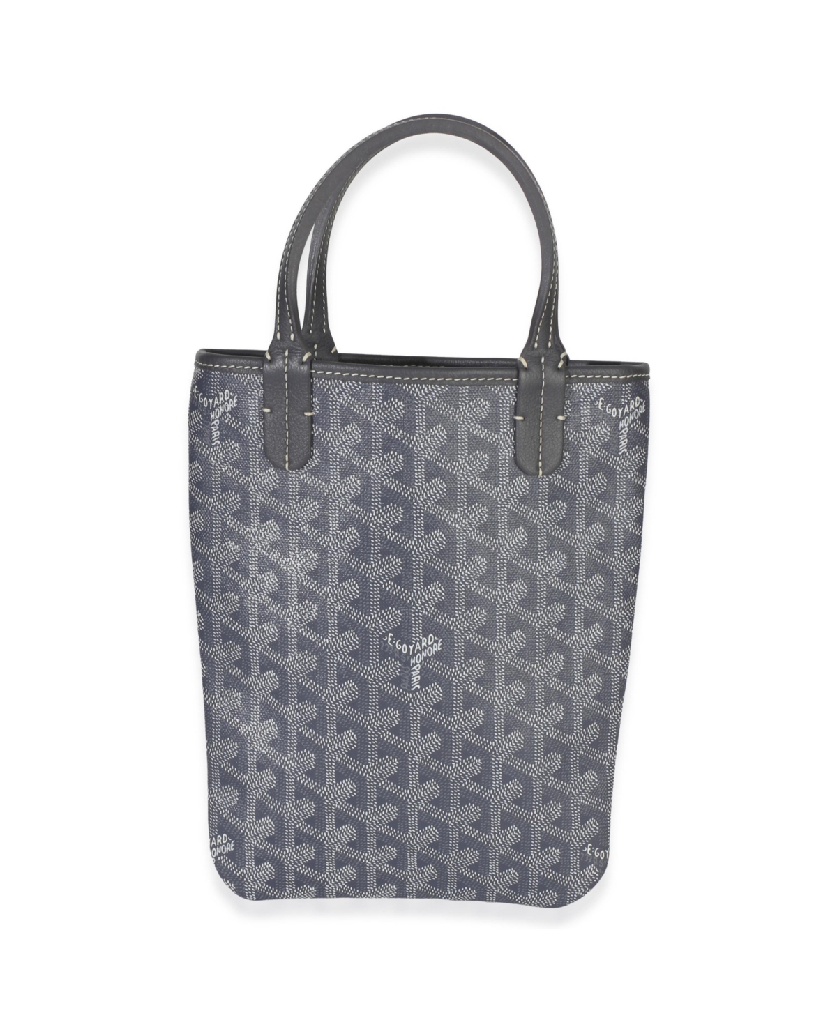 Click here for Pre-Owned Goyard Grey Goyardine Canvas Poitiers Mi... prices