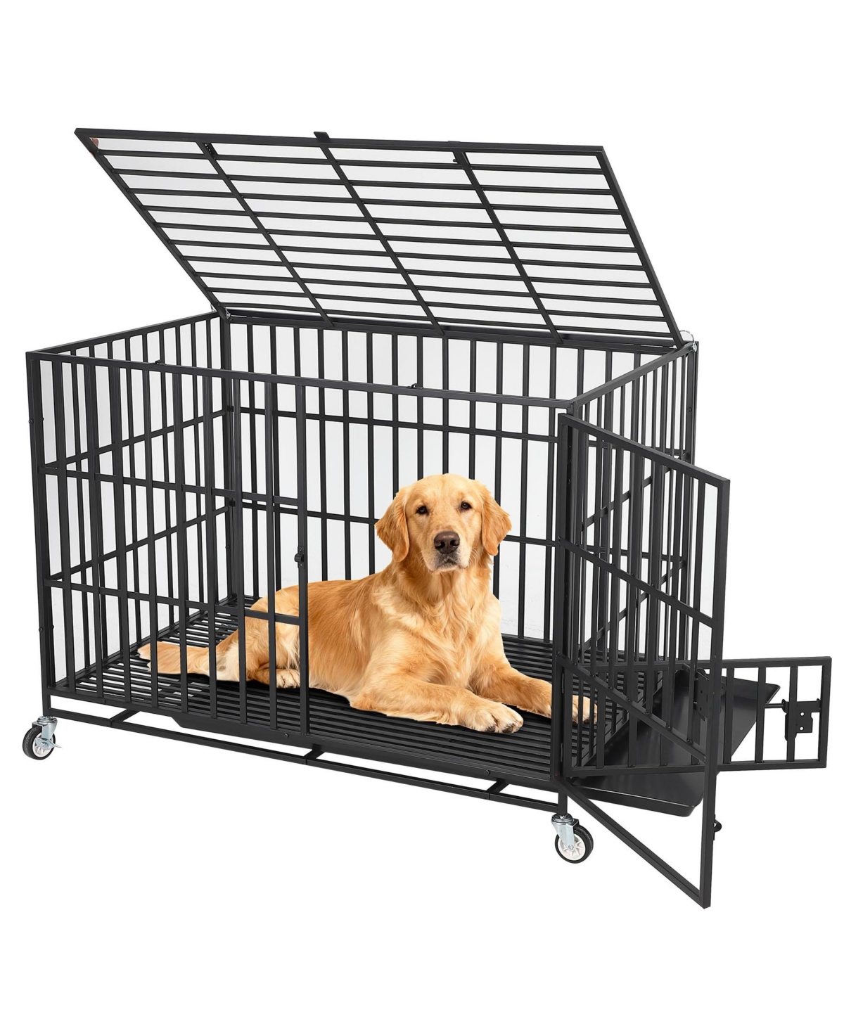 Click here for Gaomon Heavy Duty Escape-Proof Metal Dog Crate for... prices