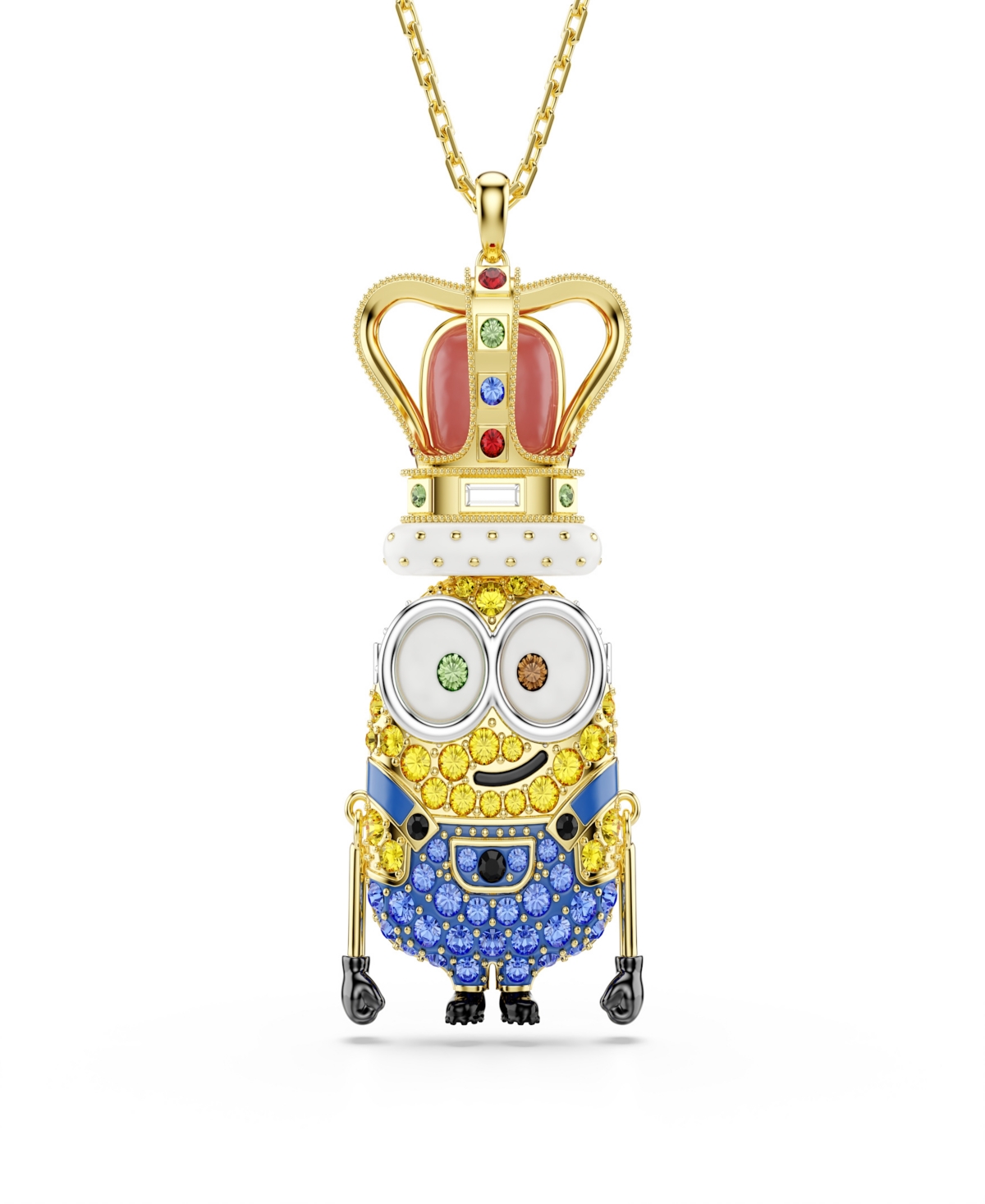 Click here for Swarovski Gold-Tone Plated Minions King Bob Pendan... prices