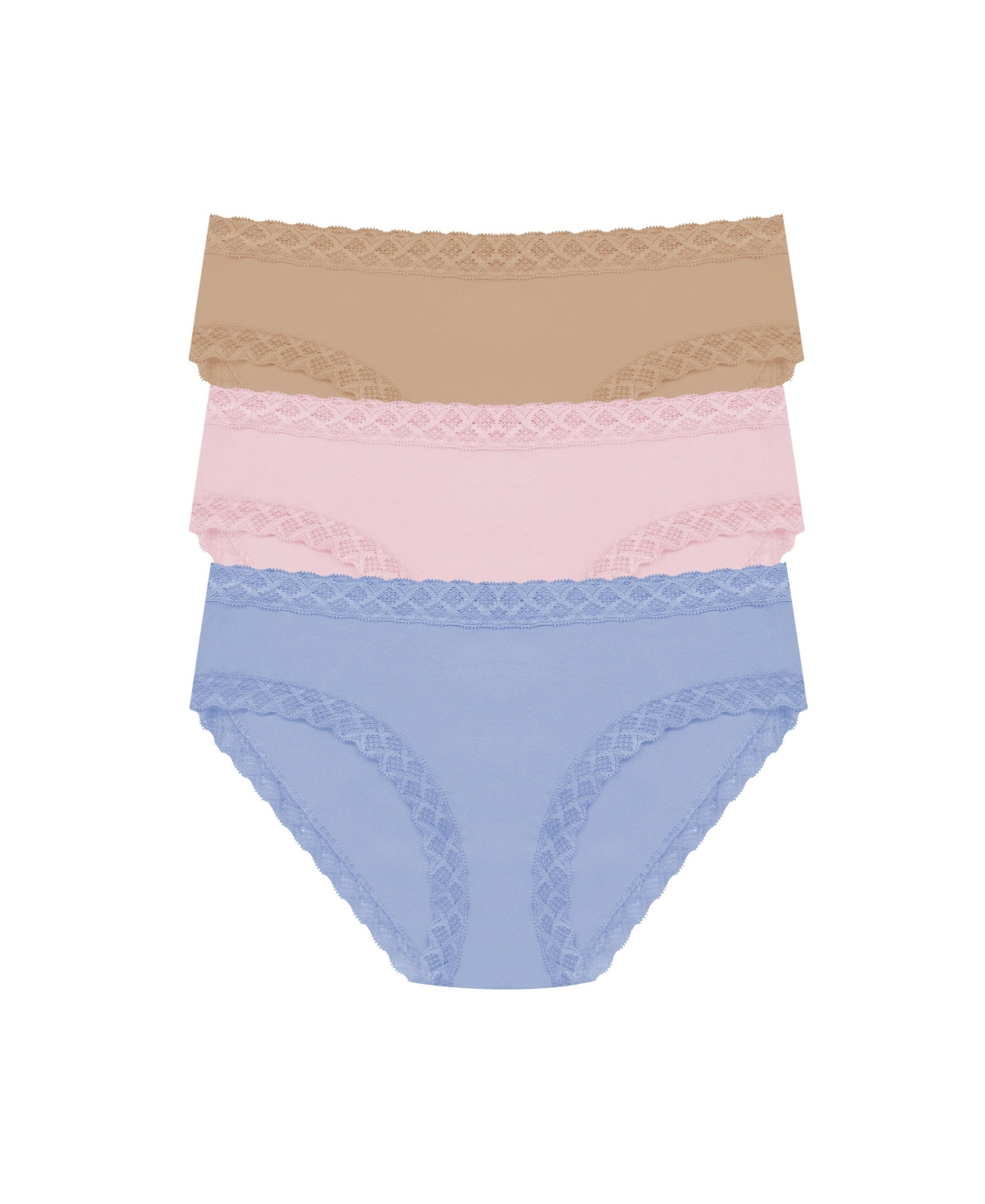 Click here for Natori Womens Bliss Supima Cotton Girl Brief 3-Pac... prices