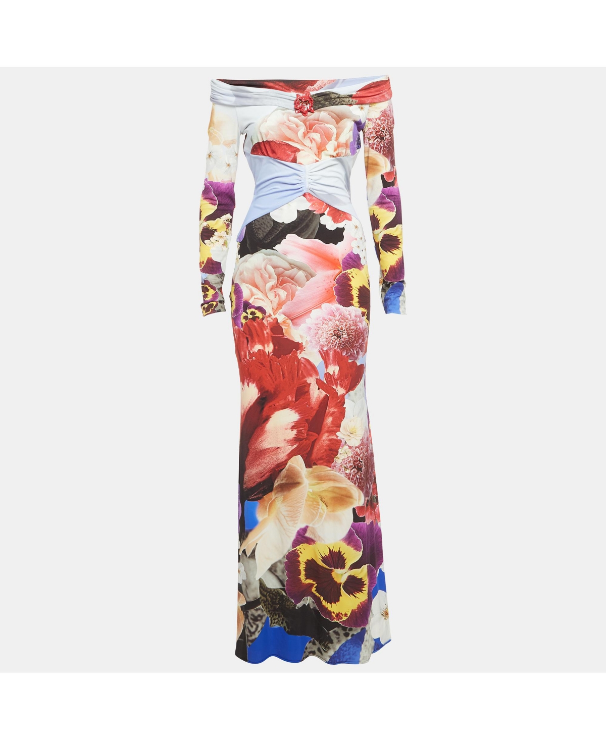 Click here for Pre-Owned Roberto Cavalli Womens Multicolor Floral... prices