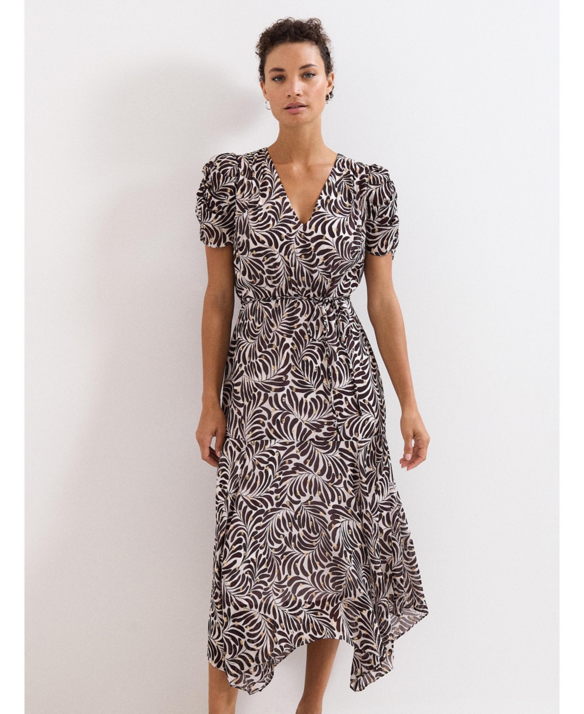 Click here for Phase Eight Womens Verity V-Neck Dress - Multi prices