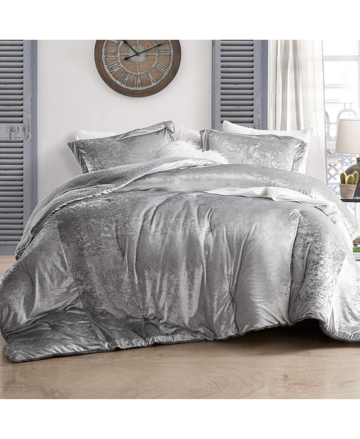 Click here for Coma Inducer Oversized Comforter Set Velvet Crush... prices
