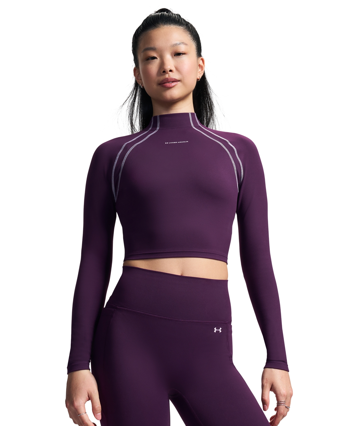 Click here for Under Armour Womens Motion Long-Sleeve Mock Neck T... prices