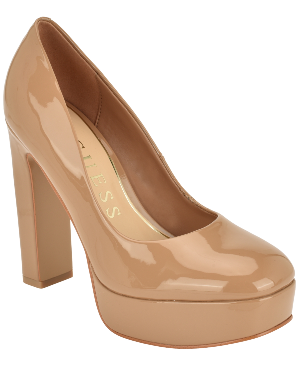 Click here for Guess Womens Dalarie Tall Block Heel Platform Pump... prices