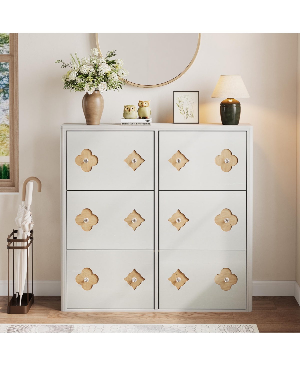 Click here for gaomon 6 Flip Freestanding Drawers Shoe Cabinet  S... prices