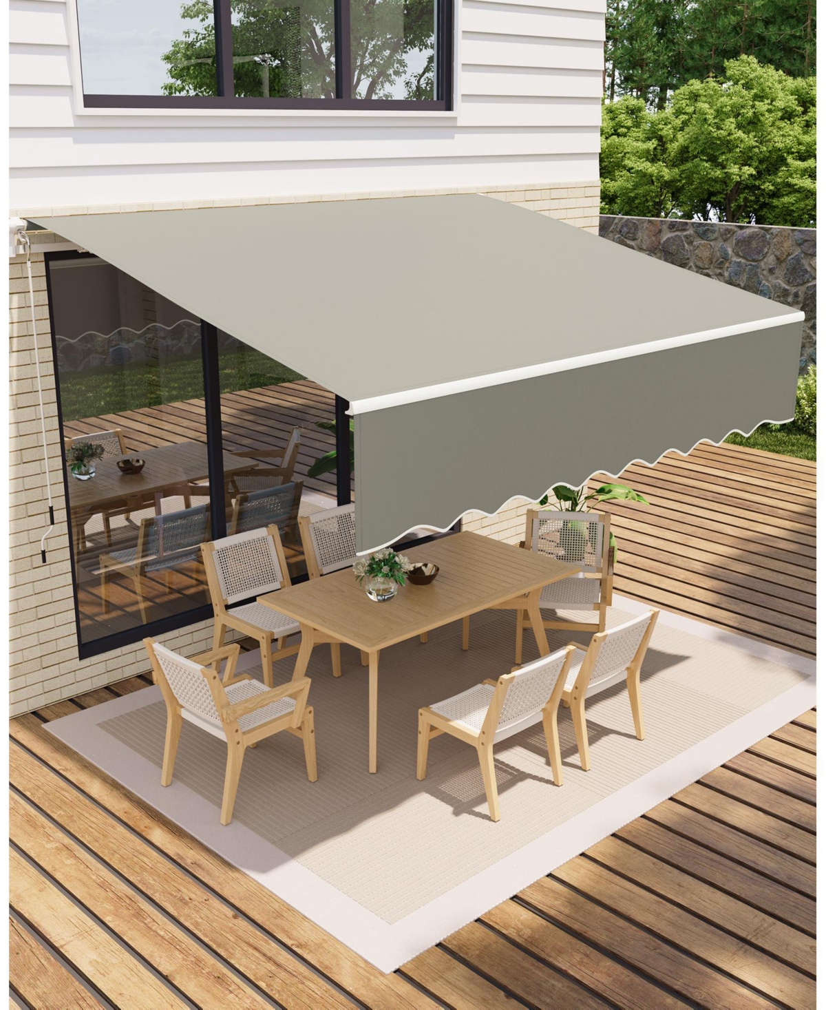 Click here for gaomon 13x10 inches Retractable Waterproof Patio A... prices