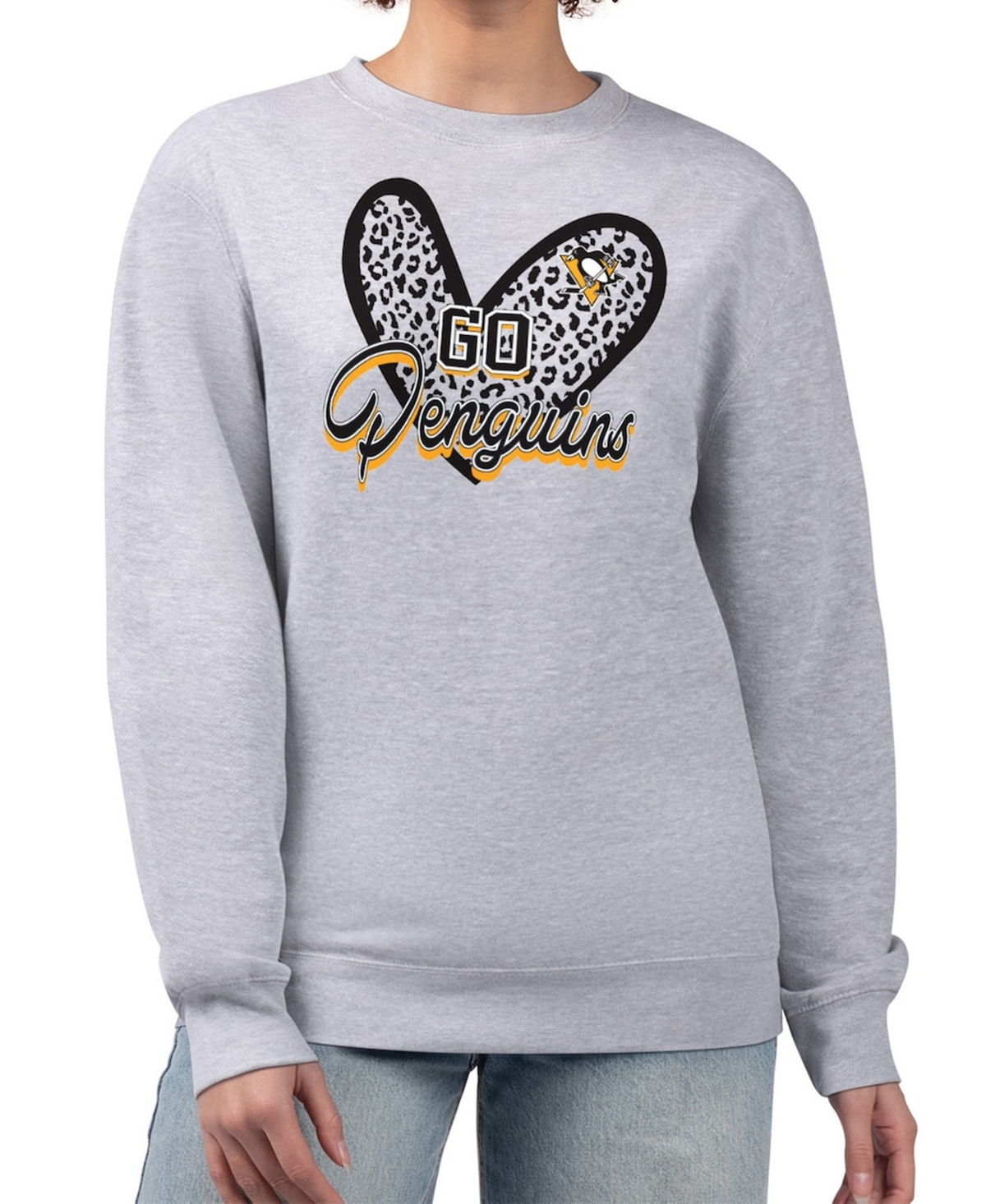 Click here for G-iii 4Her by Carl Banks Womens Heather Gray Pitts... prices