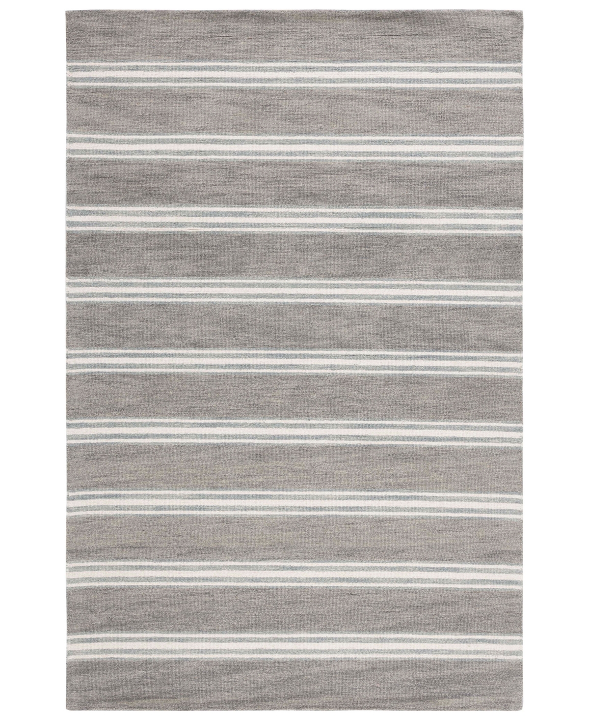 Lauren Ralph Lauren Arlen Stripe LRL6701F 3X5 Area Rug - Gray  Ivory