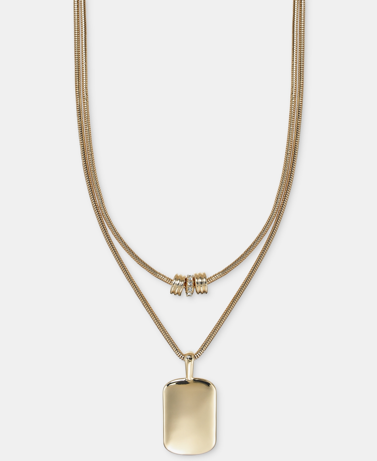 Click here for On 34th Gold-Tone Pendant Two-Row Necklace  Macys... prices