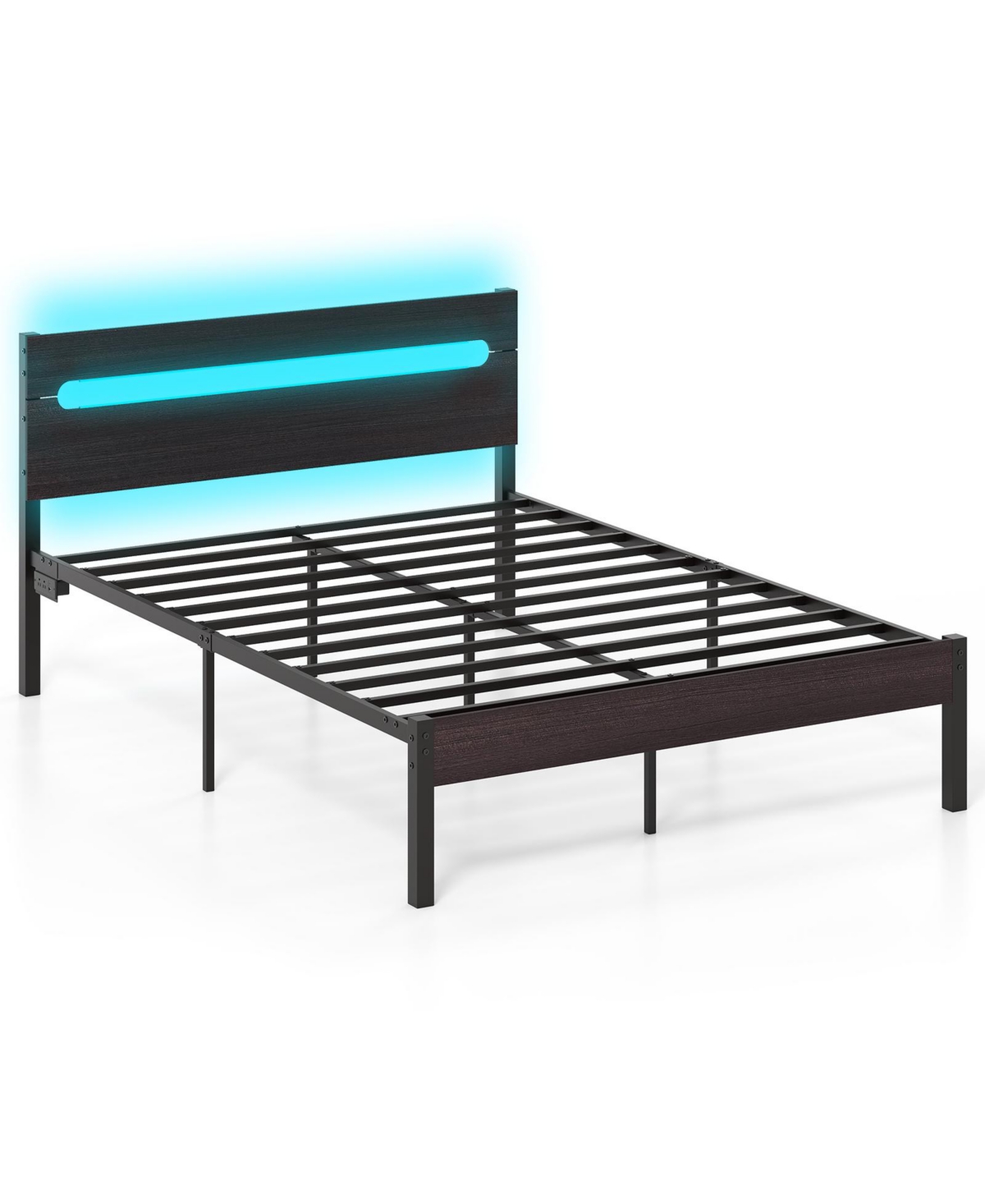 Click here for Slickblue Sturdy Metal Slat Bed Frame with Conveni... prices