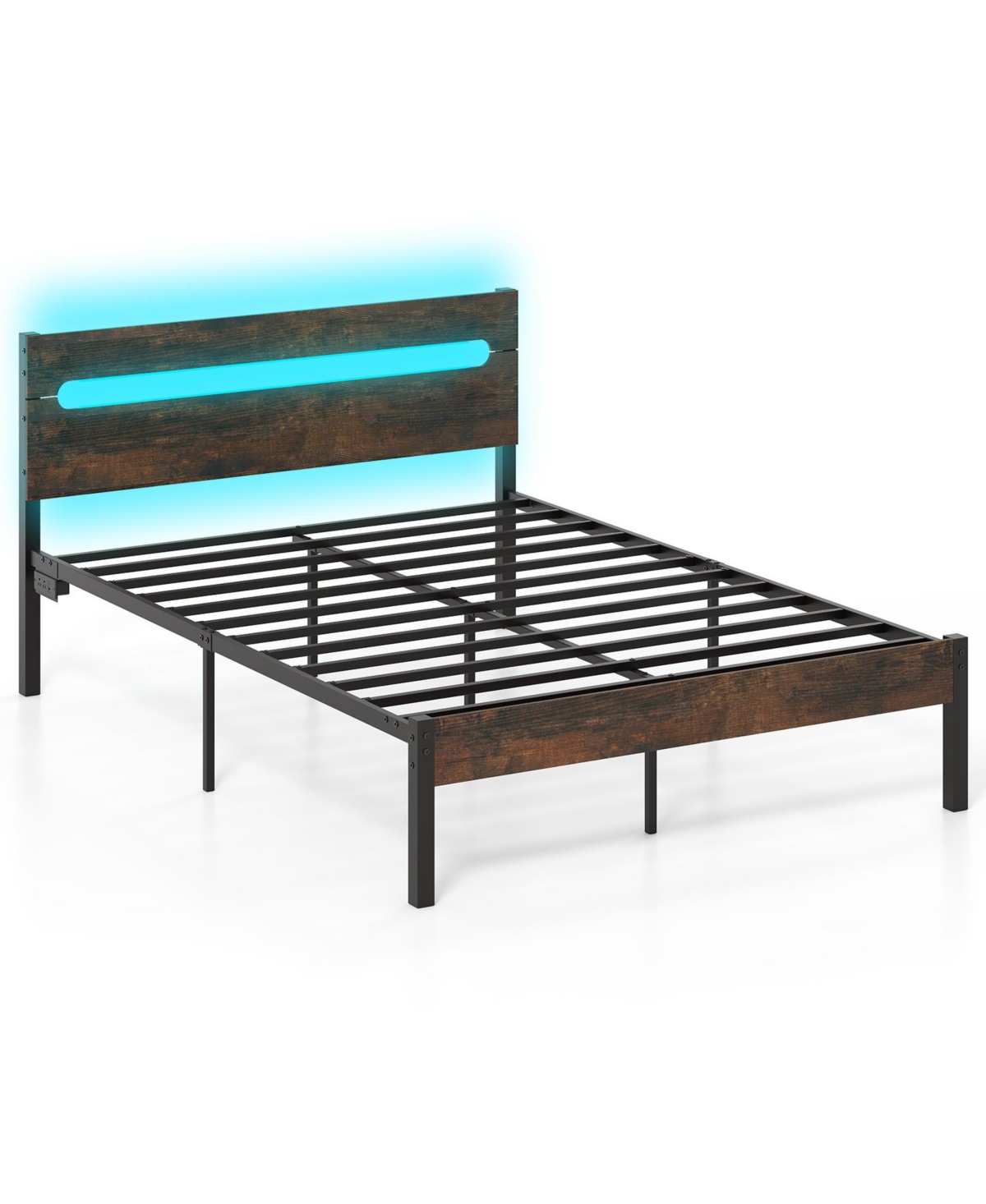Click here for Slickblue Sturdy Metal Slat Bed Frame with Conveni... prices
