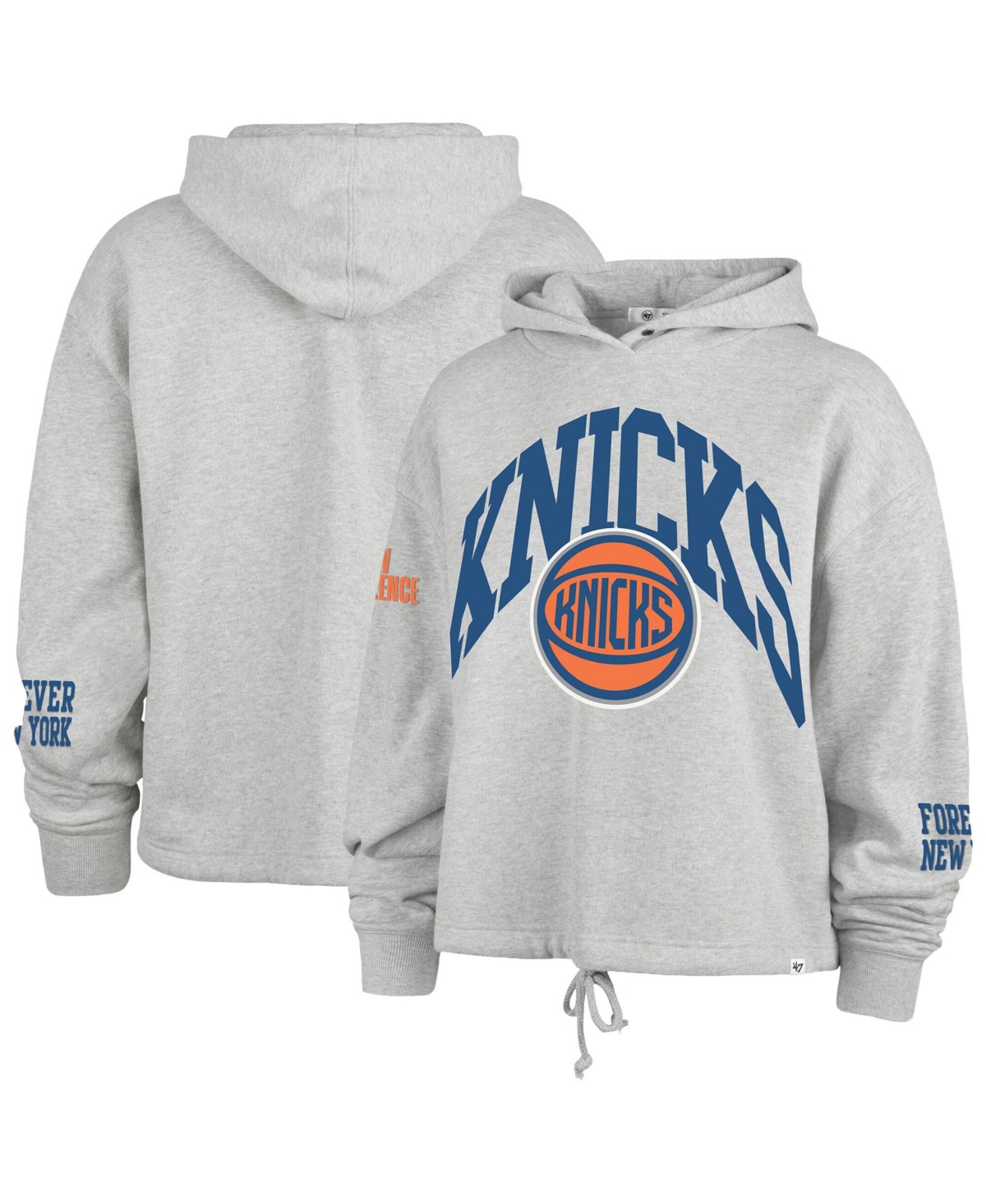 Click here for 47 Brand Womens Gray New York Knicks High Hopes Ve... prices