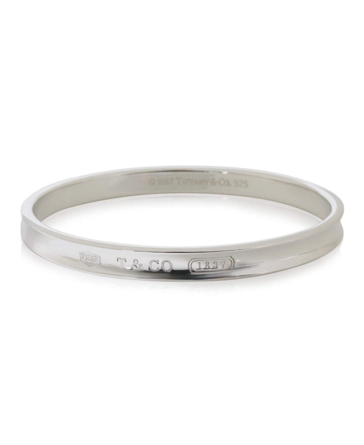Click here for Pre-Owned Tiffany & Co Sterling Silver 1837 Bangle... prices