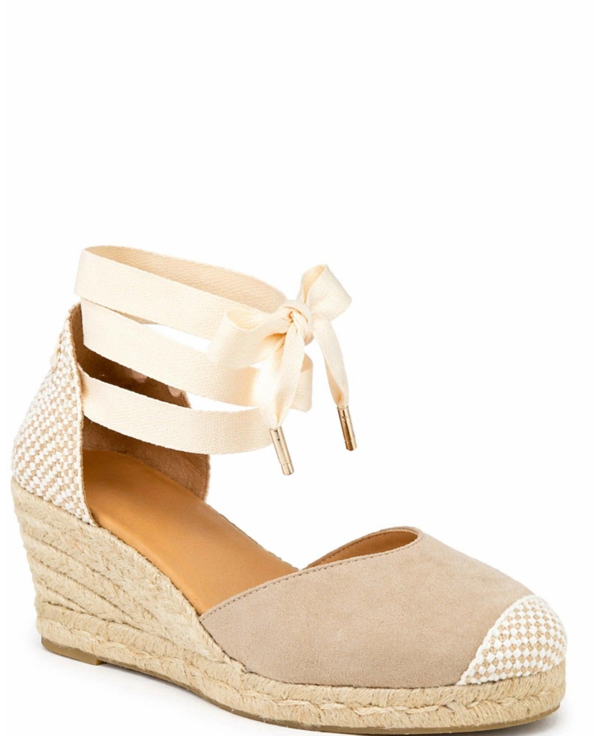 Click here for Menina Step Womens Jimena Mid Laces Espadrille San... prices