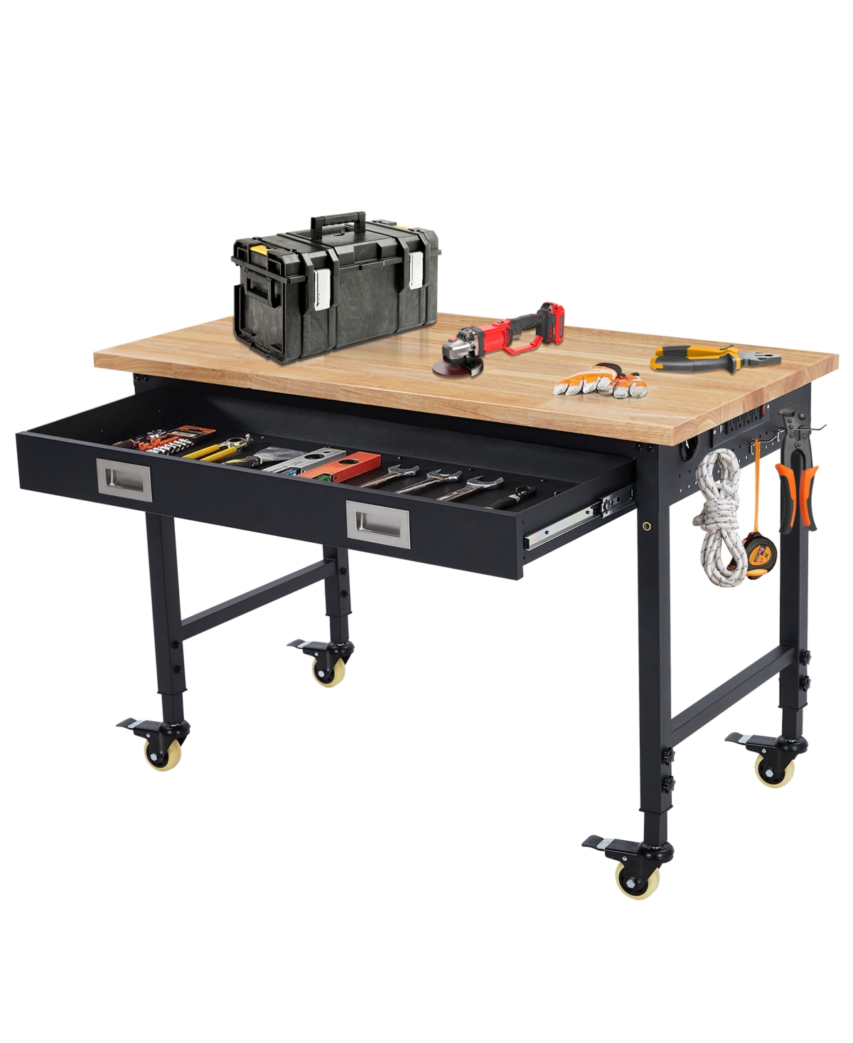 Click here for gaomon Adjustable Height Workbench 60 x 22 in Gara... prices