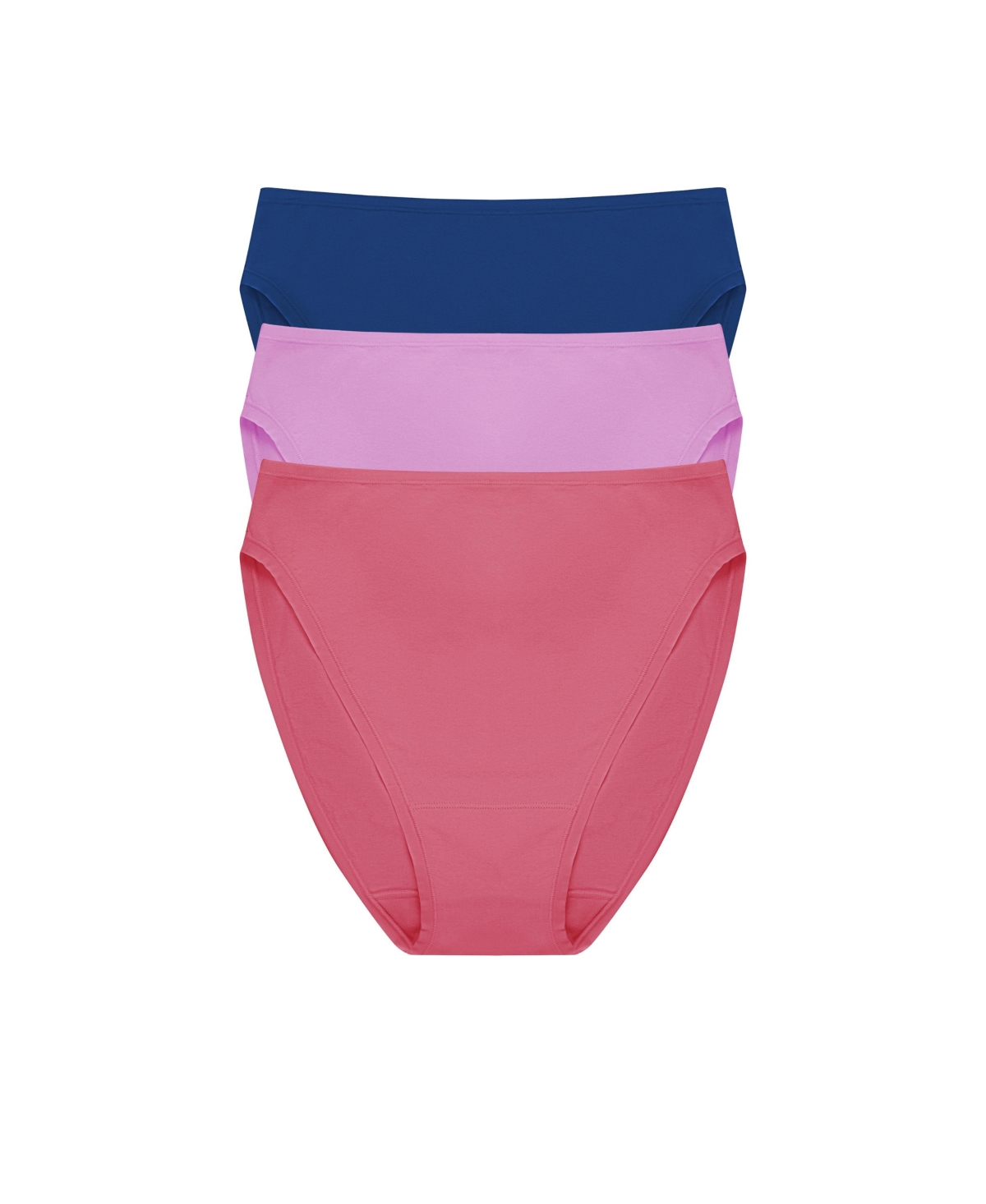 Click here for Natori Womens Bliss Bare Cotton High Cut Brief 3-P... prices
