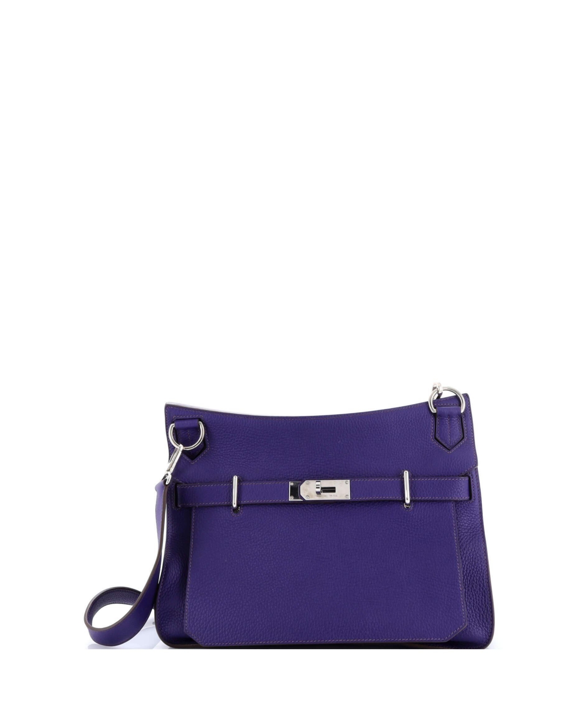 Click here for Pre-Owned HERMES 34 Jypsiere Bag Clemence - purple prices