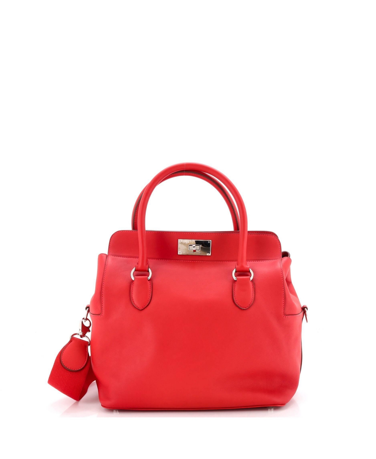 Click here for Pre-Owned HERMES 26 Toolbox Bag Swift - Red prices