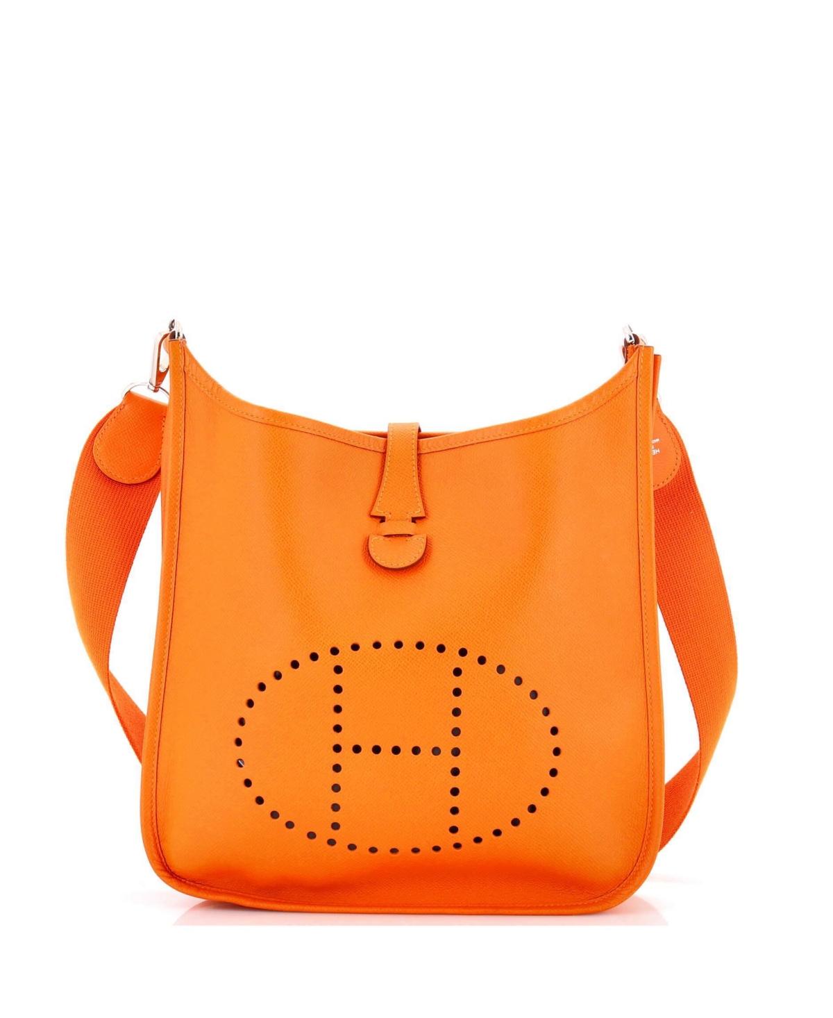 Click here for Pre-Owned HERMES Pm Evelyne Bag Gen I Epsom - Oran... prices