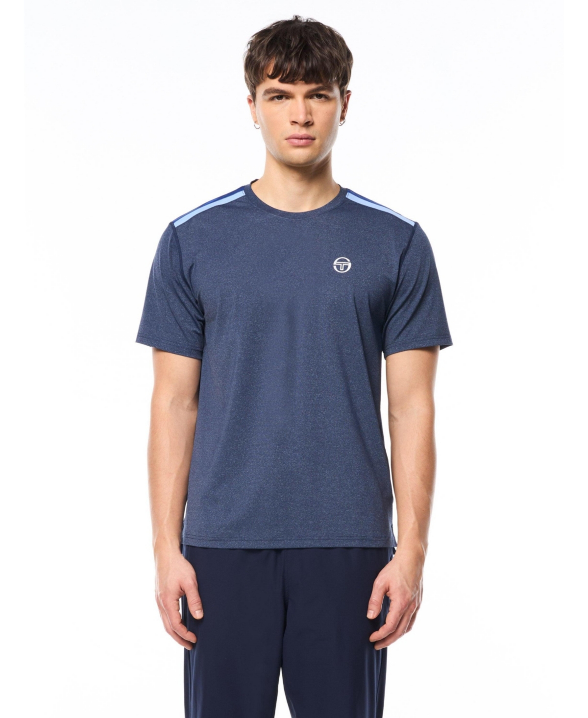 Click here for Sergio Tacchini Mens Sportivo T-Shirt - Maritime b... prices