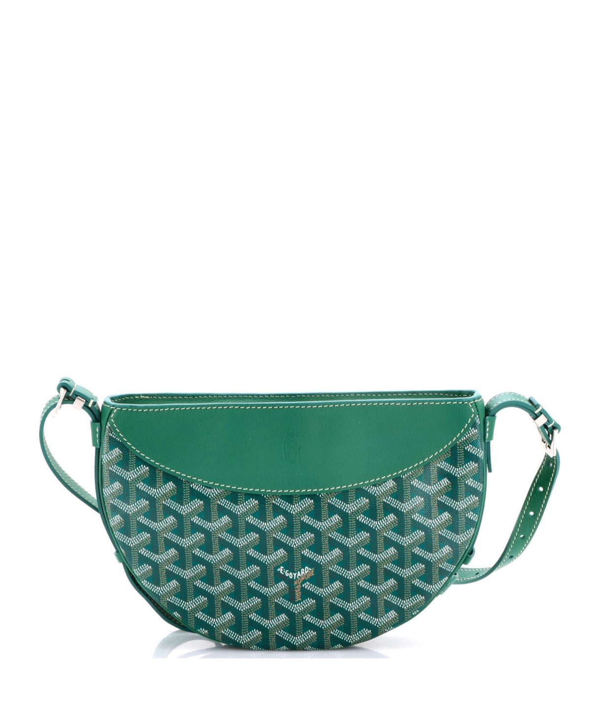 Click here for Pre-Owned Goyard Hirondelle Shoulder Bag Coated Ca... prices
