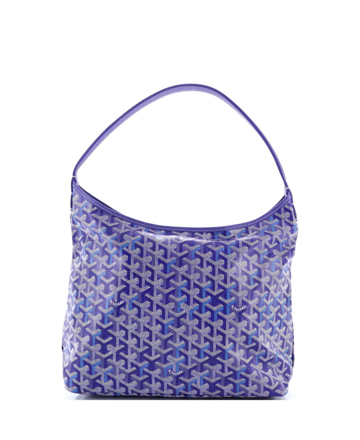 Click here for Pre-Owned Goyard Boheme Hobo Coated Canvas - Blue prices