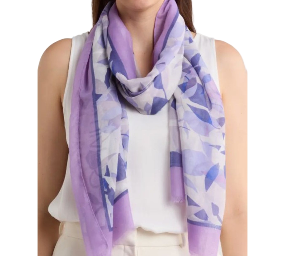 Click here for Calvin Klein Womens Tropical Floral Oversized Wrap... prices
