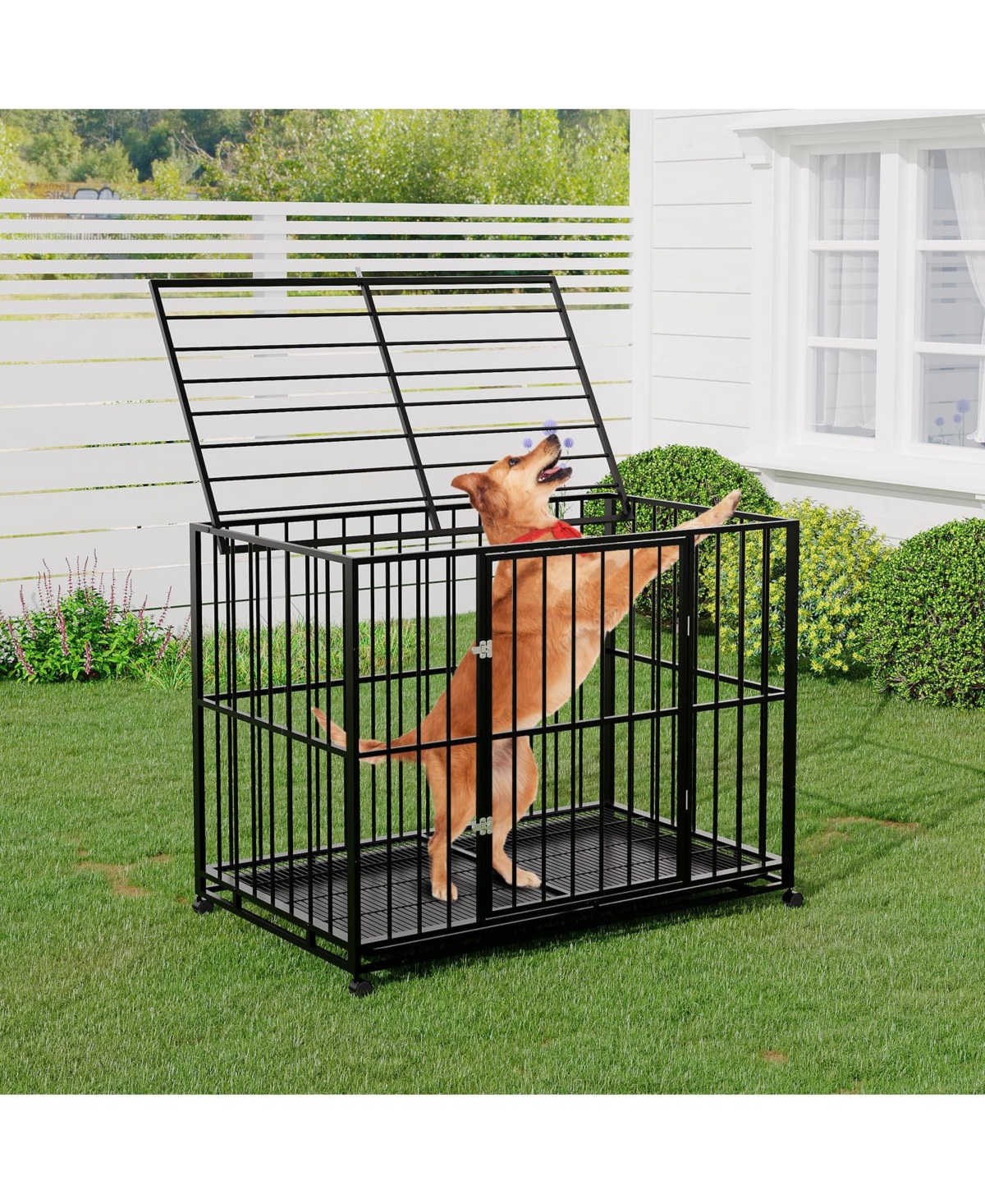 Click here for Gaomon heavy-duty escape-proof dog crate  steel  c... prices