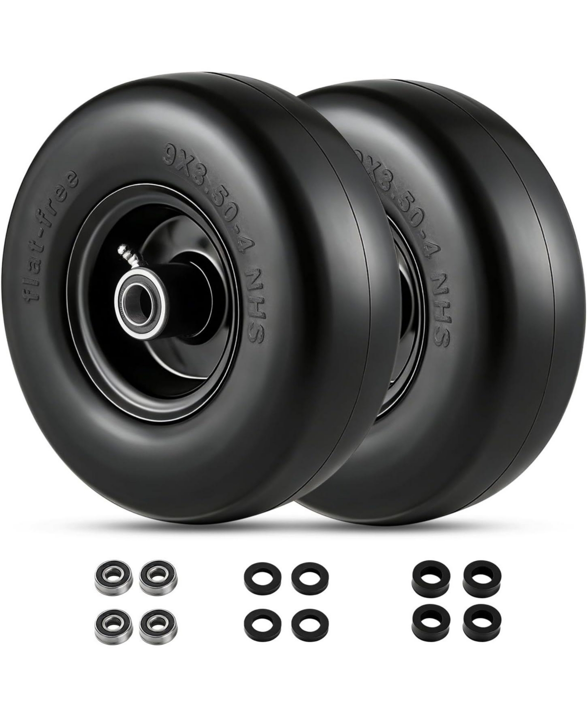 Click here for gaomon 9x3.50-4 Flat Free Lawn Mower Tire and Whee... prices