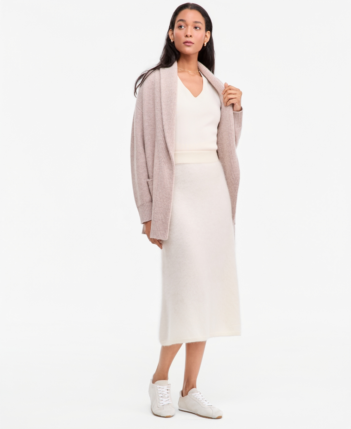 Click here for Charter Club Womens 100 Cashmere High-Waisted A-Li... prices