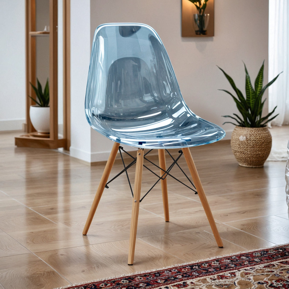 Click here for LeisureMod Cresco Modern Molded Acrylic Dining Cha... prices