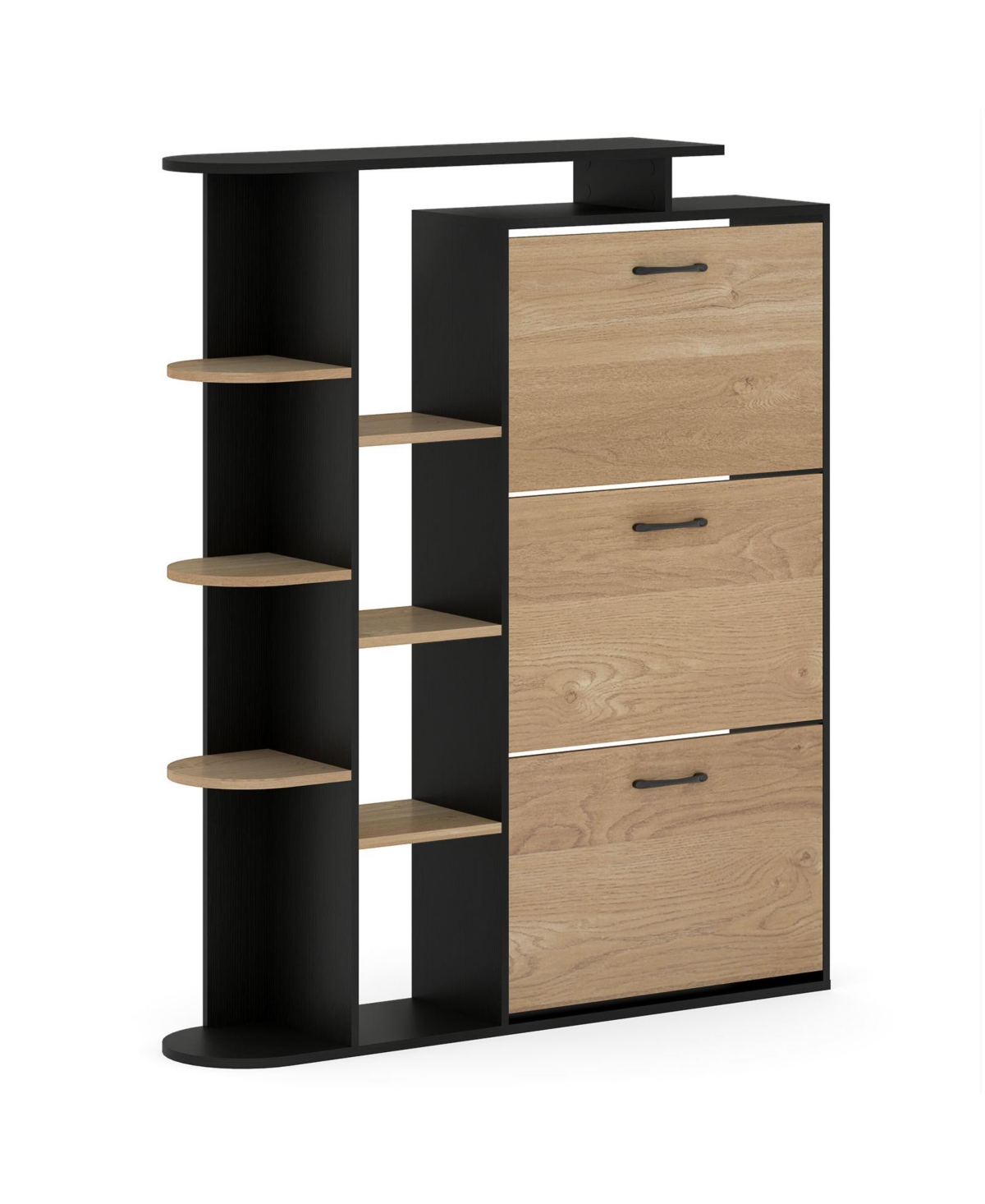 Click here for Slickblue Modern Shoe Cabinet with 3 Flip Drawers... prices