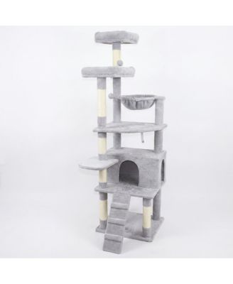 Streamdale Furniture 71" Multi-Level Cat Tree with Hammocks, Cat Cave ...