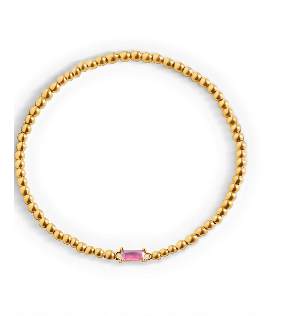 Click here for Mint & Lily Gold Tone Beaded Birthstone Bracelet -... prices