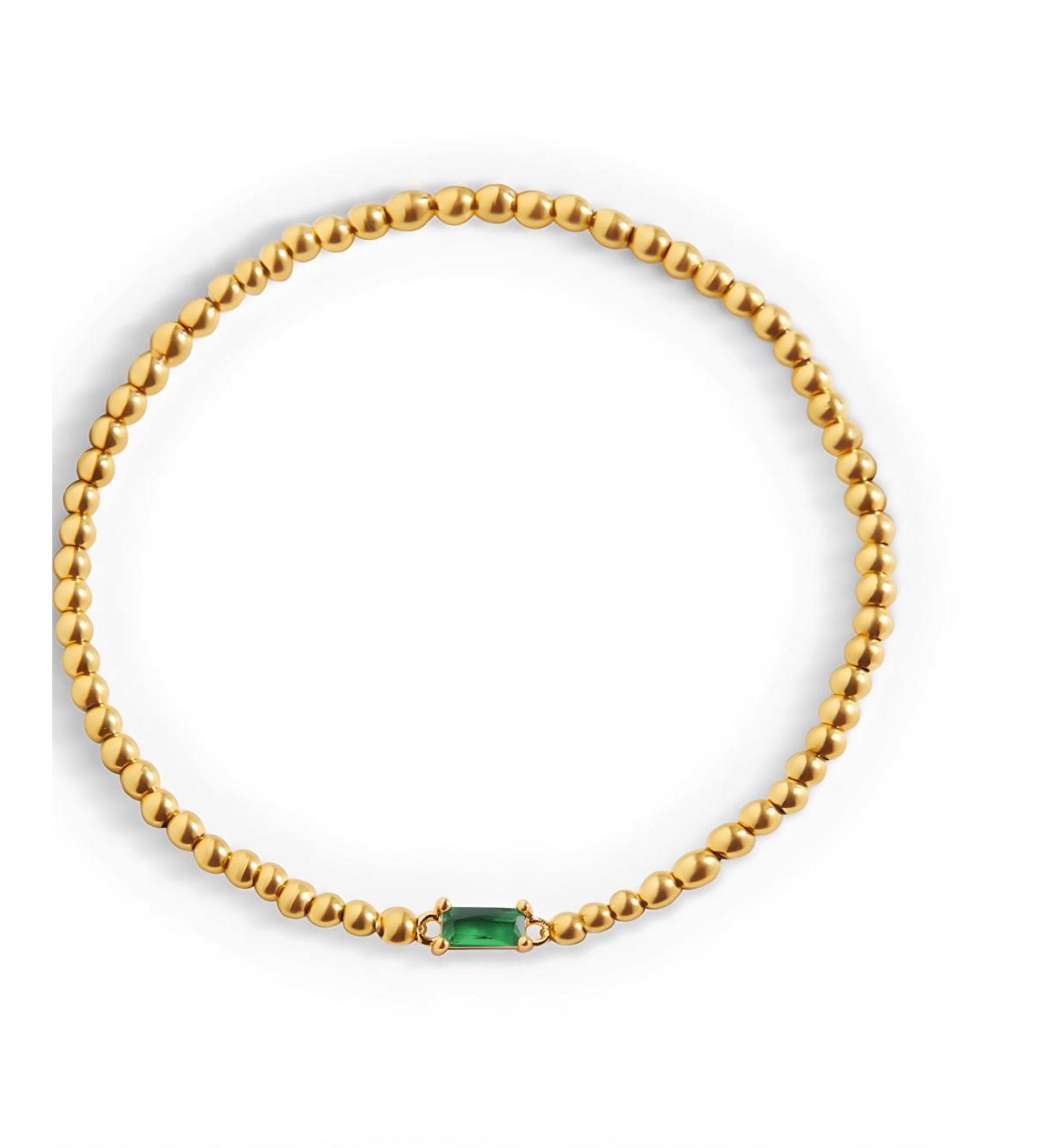 Click here for Mint & Lily Gold Tone Beaded Birthstone Bracelet -... prices