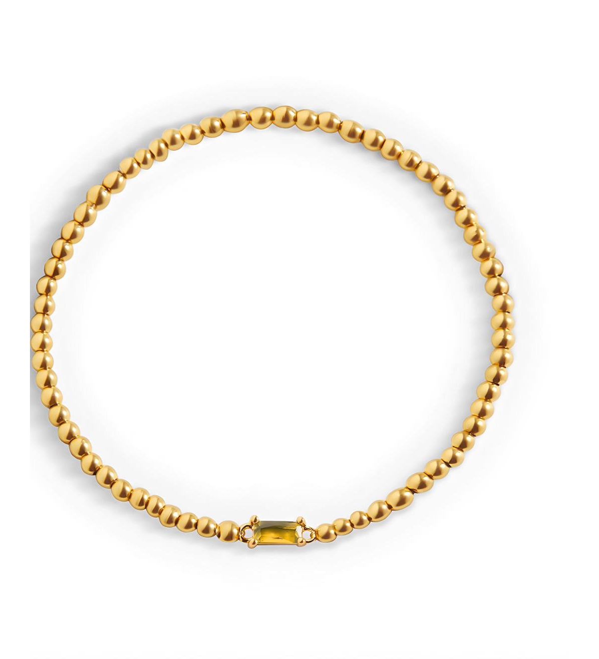 Click here for Mint & Lily Gold Tone Beaded Birthstone Bracelet -... prices