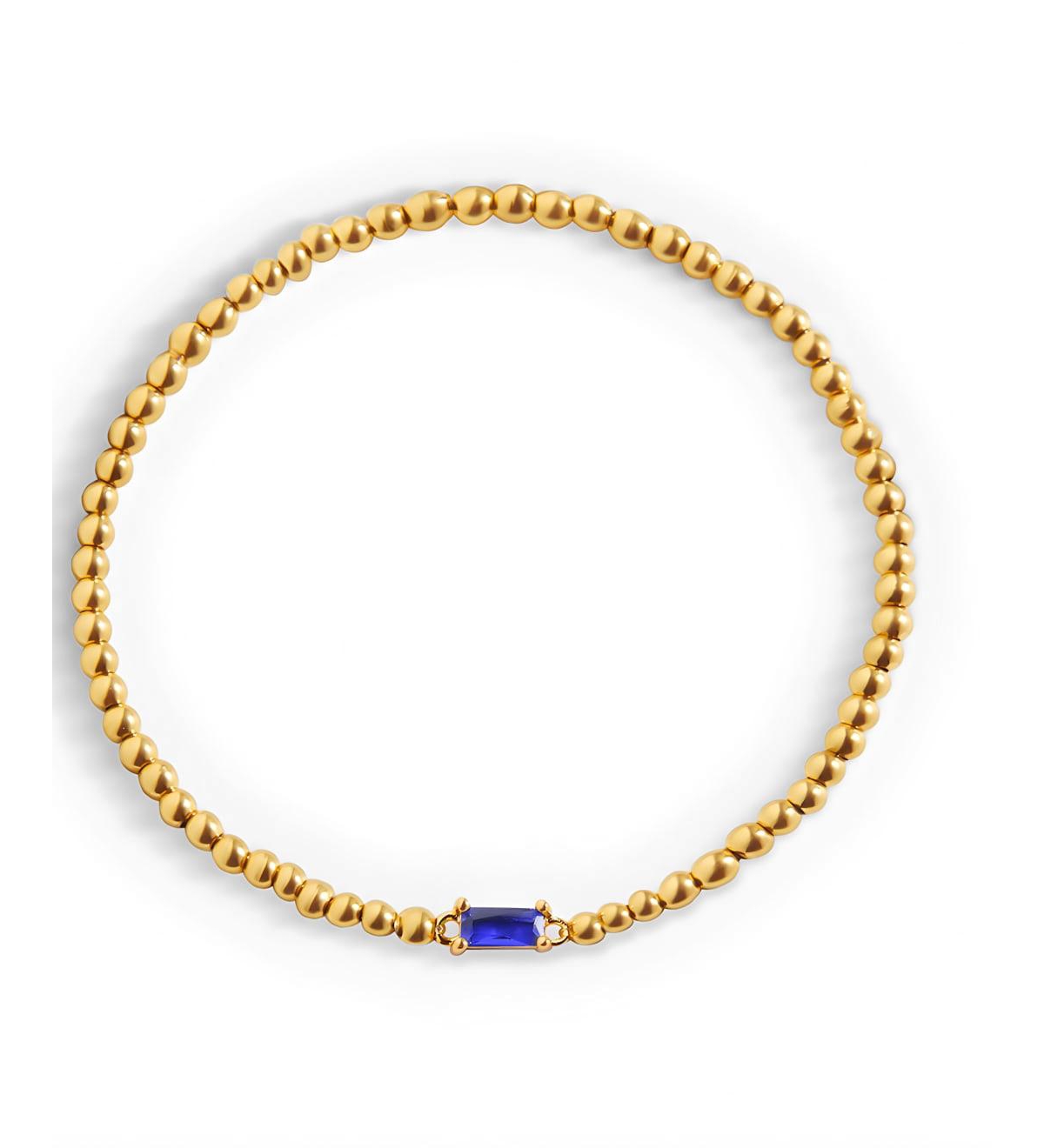 Click here for Mint & Lily Gold Tone Beaded Birthstone Bracelet -... prices