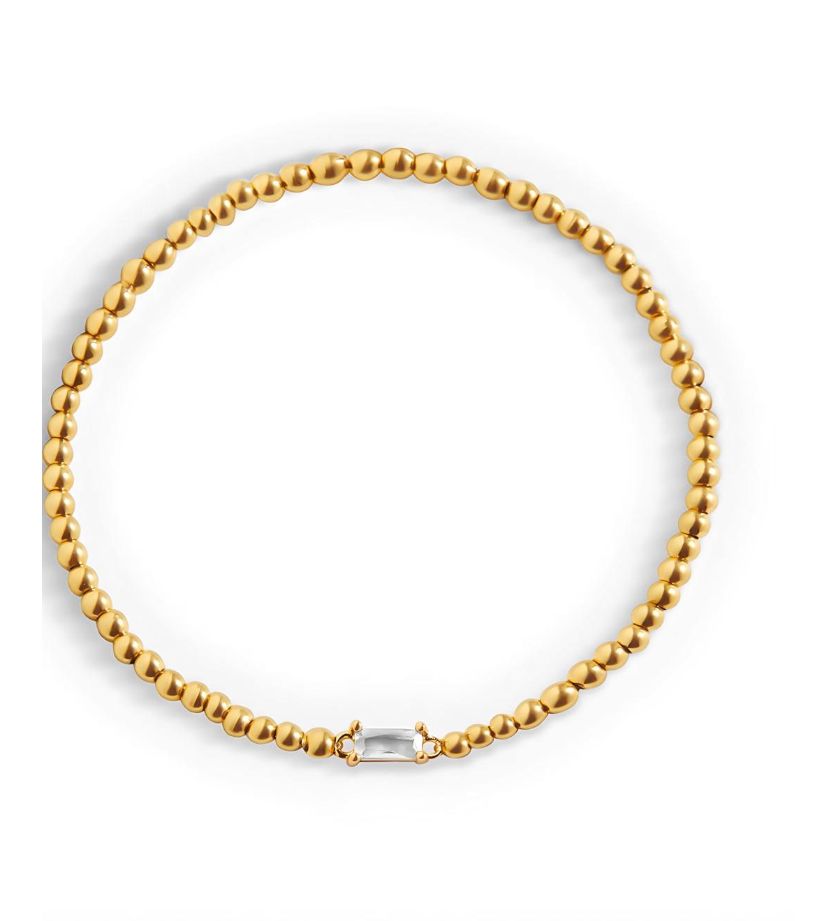 Click here for Mint & Lily Gold Tone Beaded Birthstone Bracelet -... prices