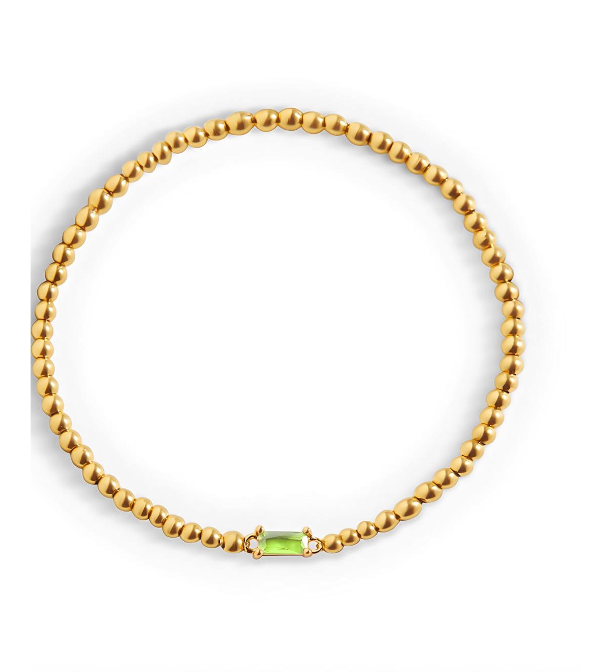 Click here for Mint & Lily Gold Tone Beaded Birthstone Bracelet -... prices