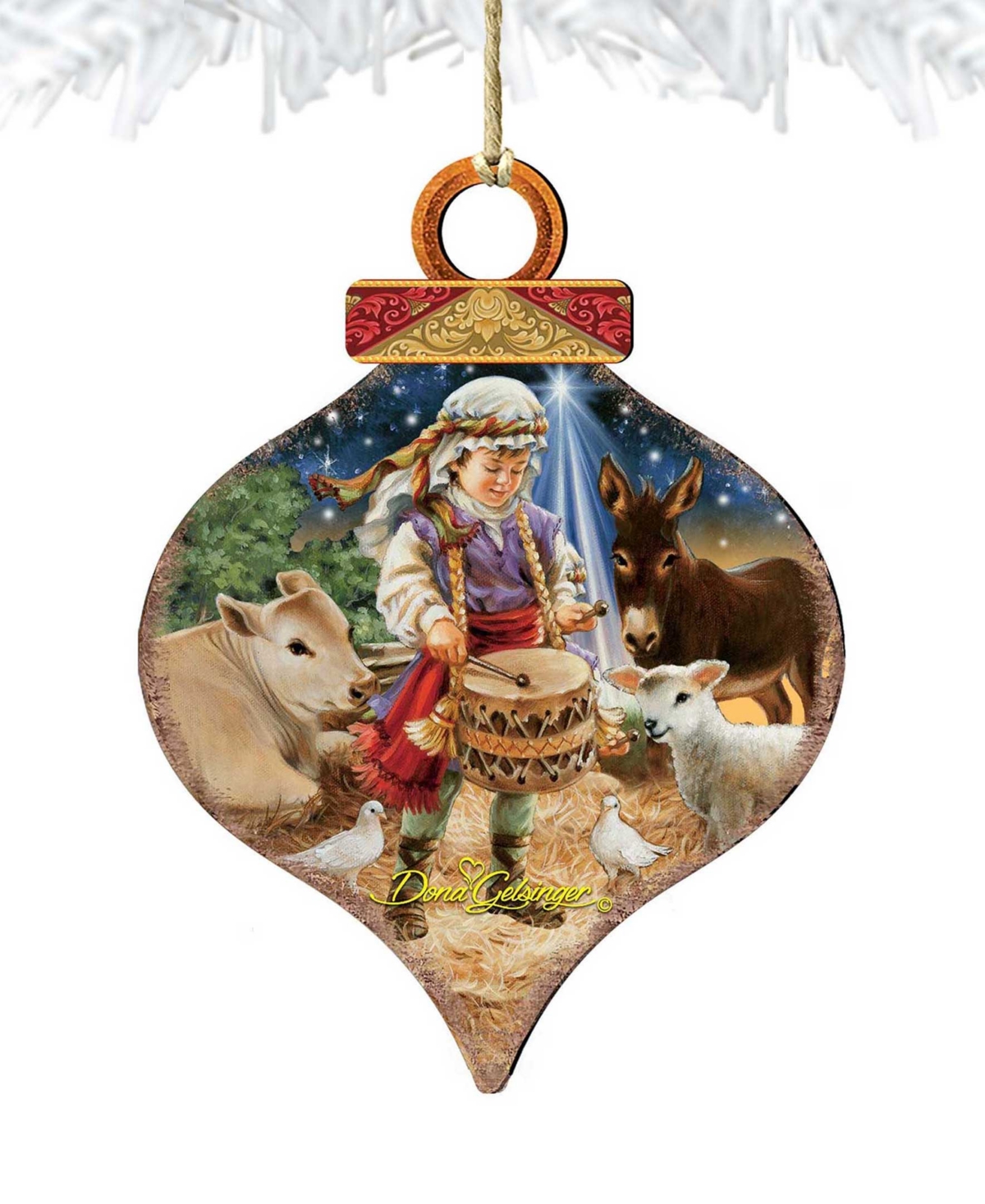 Click here for Designocracy Little Drummer Boy Holiday Ornament -... prices