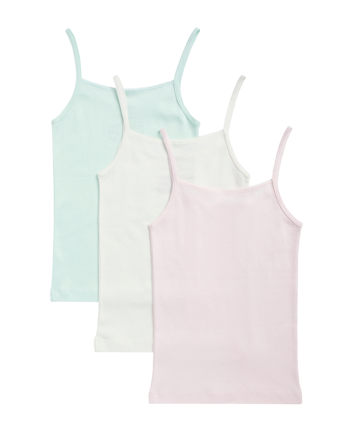 Click here for Maidenform Girls 6-16 Picot Trim Camis  3-Pack - M... prices