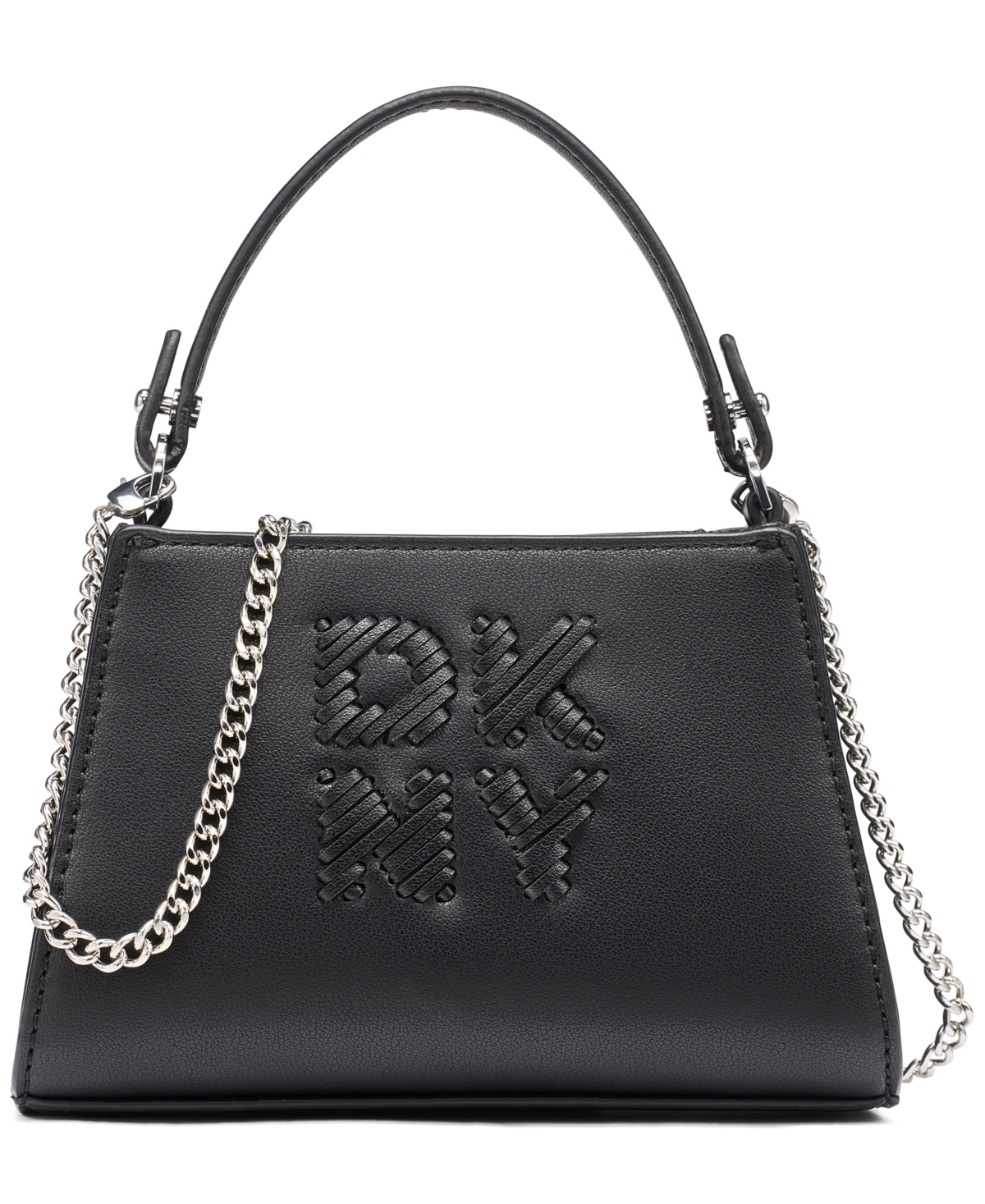 Click here for Dkny Foster Zip-Top Mini Crossbody Handbag - Black... prices