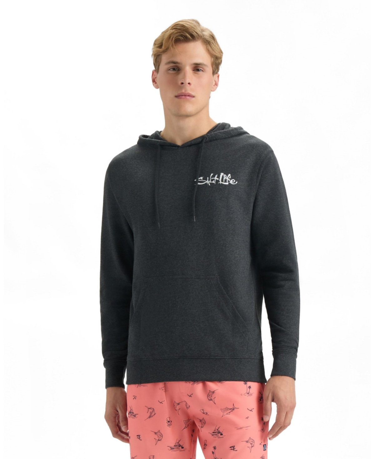 Click here for Salt Life Mens First Light Hoodie - Charcoal heath... prices