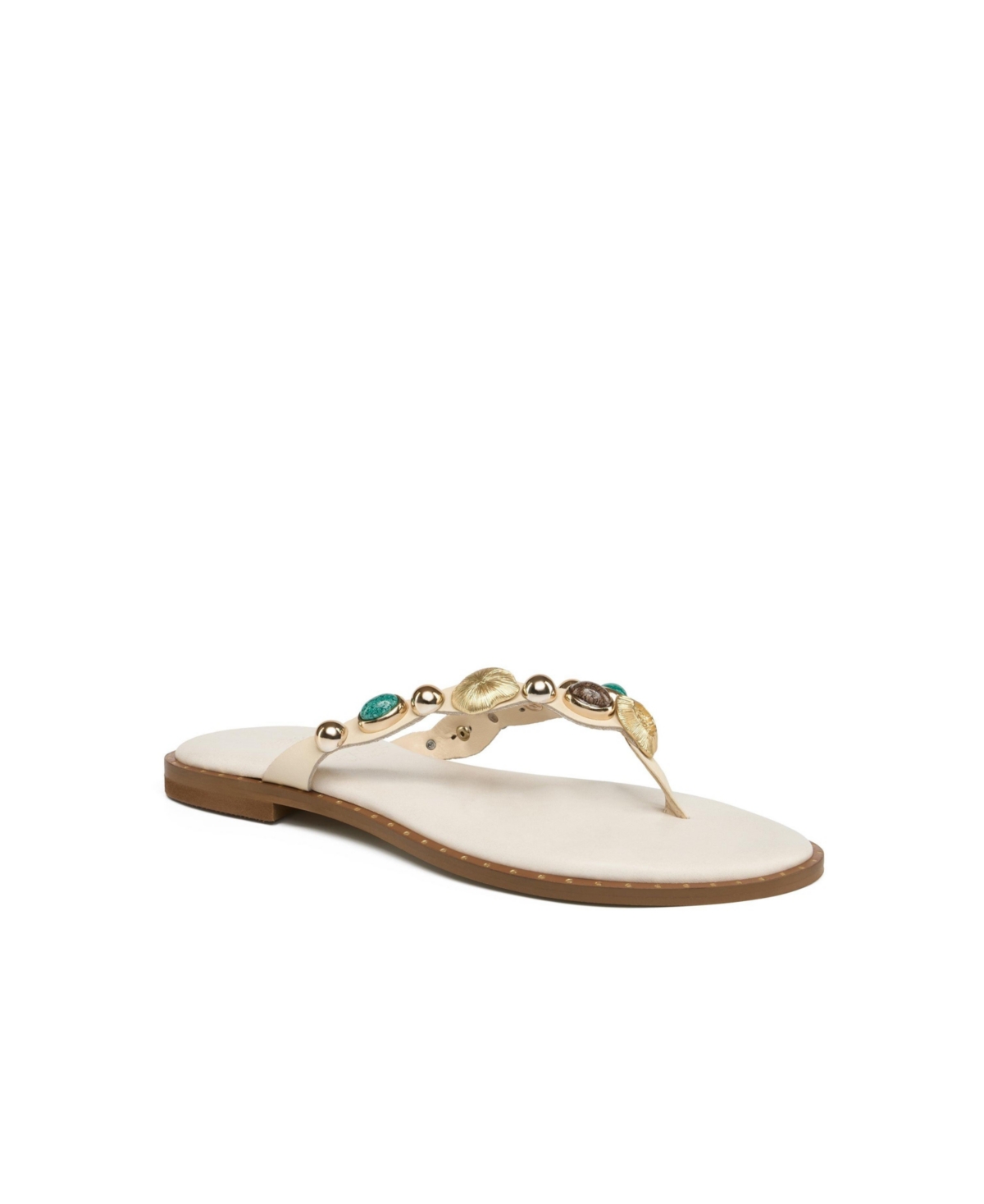 Click here for Grace Footwear Womens Solane Stone T Strap Sandal... prices