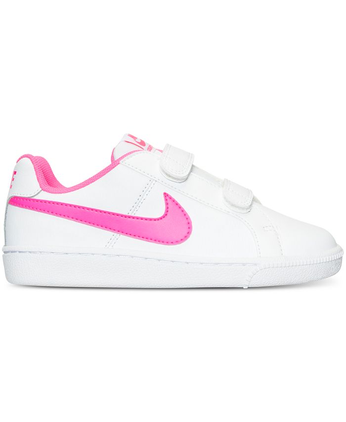 Nike Little Girls' Court Royale Casual Sneakers from Finish Line - Macy's